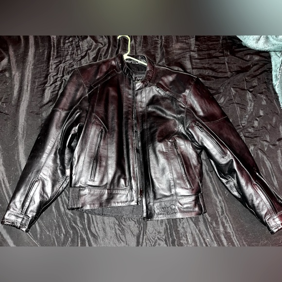 Tourmaster | Jackets & Coats | Tour Master Leather Jacket 9s Goth ...